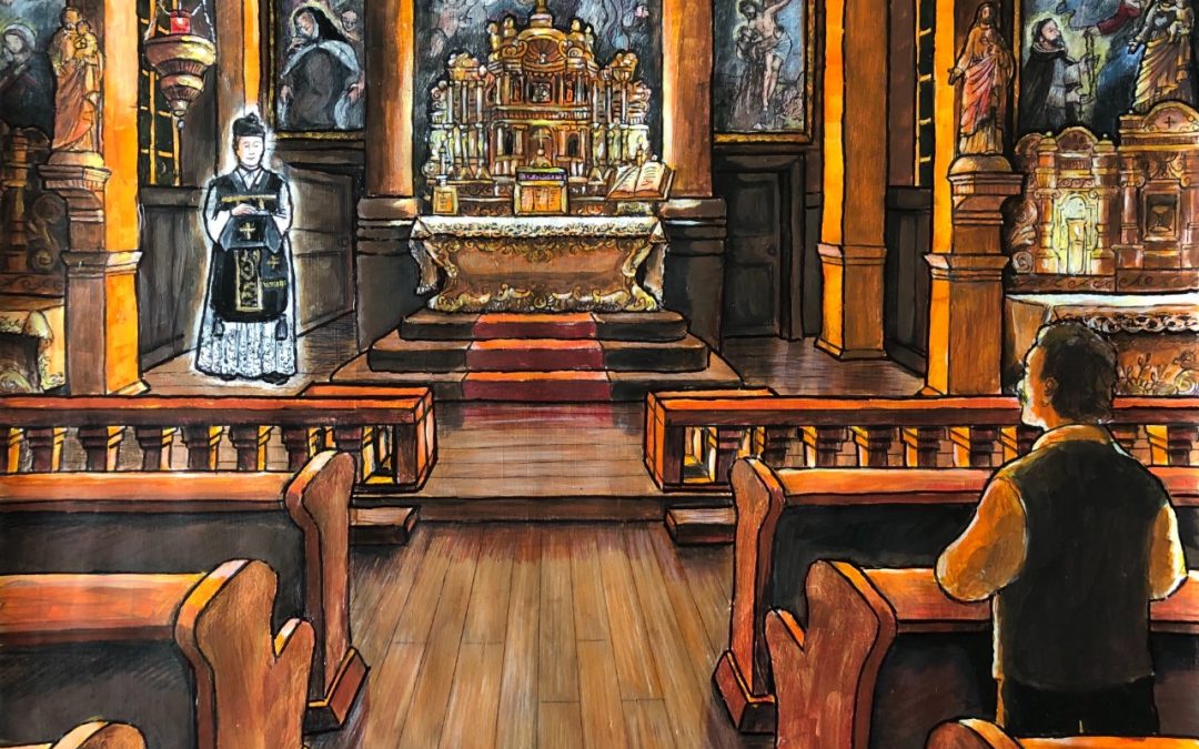 The penance of the ghost priest of Île-Dupas | Histoire Sainte du Canada